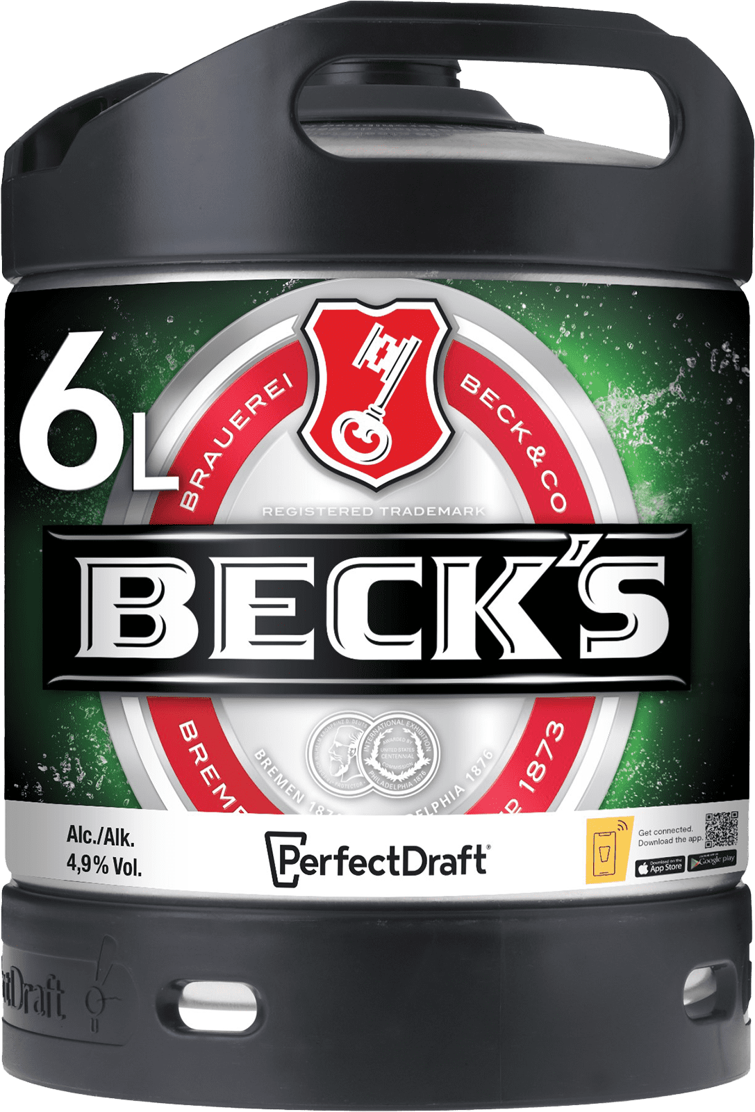 Beck's Pils Perfect Draft 6l keg at Dosenmatrosen.de