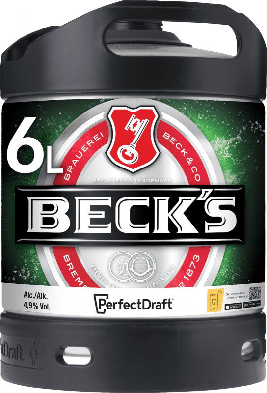 Beck's Pils Perfect Draft 6l keg at Dosenmatrosen.de