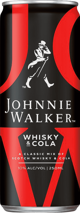 Johnnie Walker Red Label & Cola Slim Can | 12er Pack | GL007513.012a