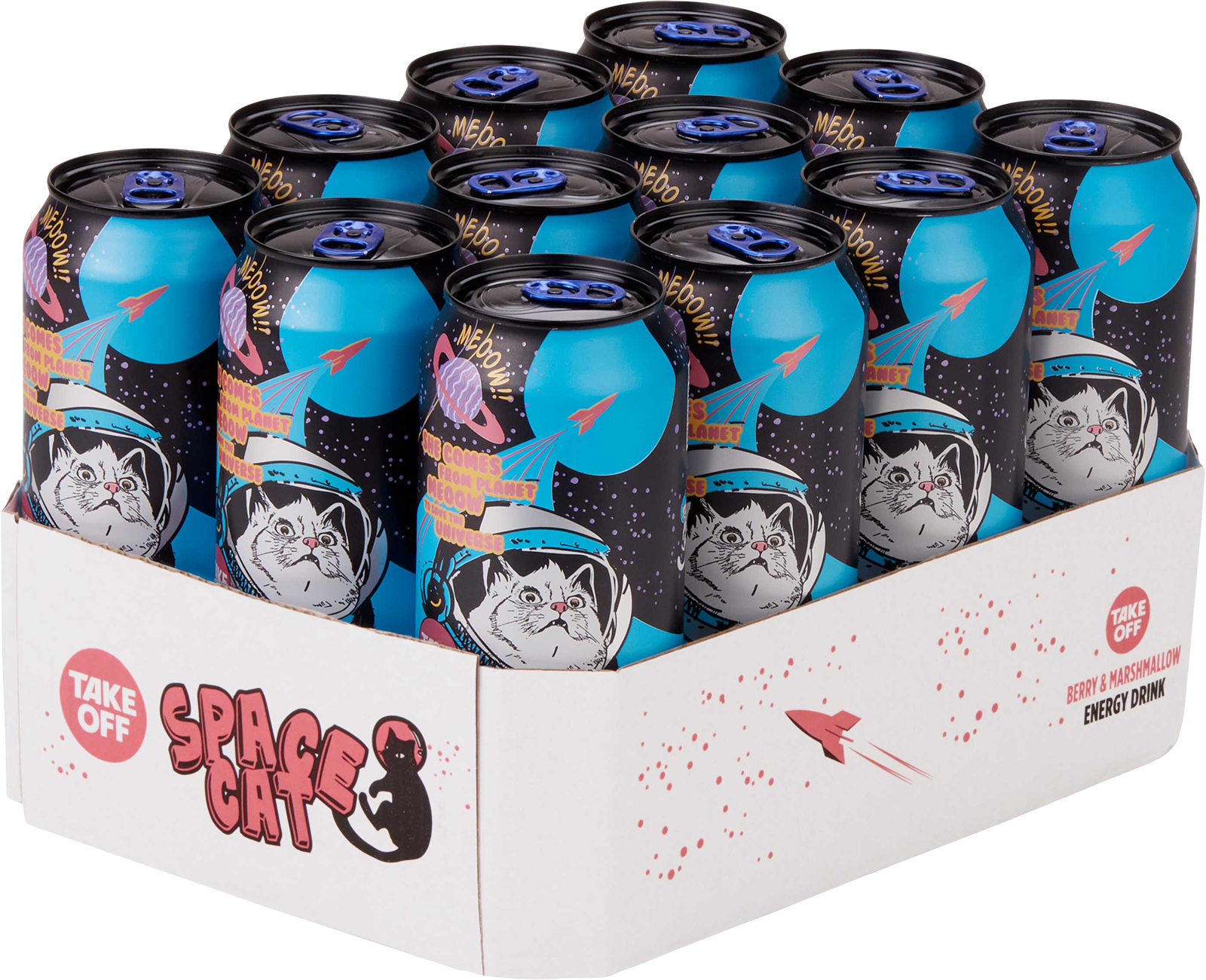 Take Off Space Cat Berry Marshmallow I Dosenmatrosen.de