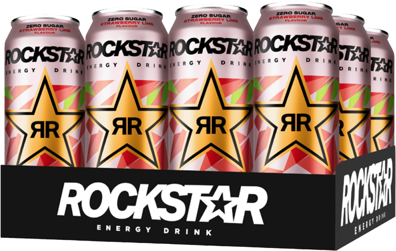 Rockstar Energy Zero Strawberry Lime Flavour I Cans Sailors.de