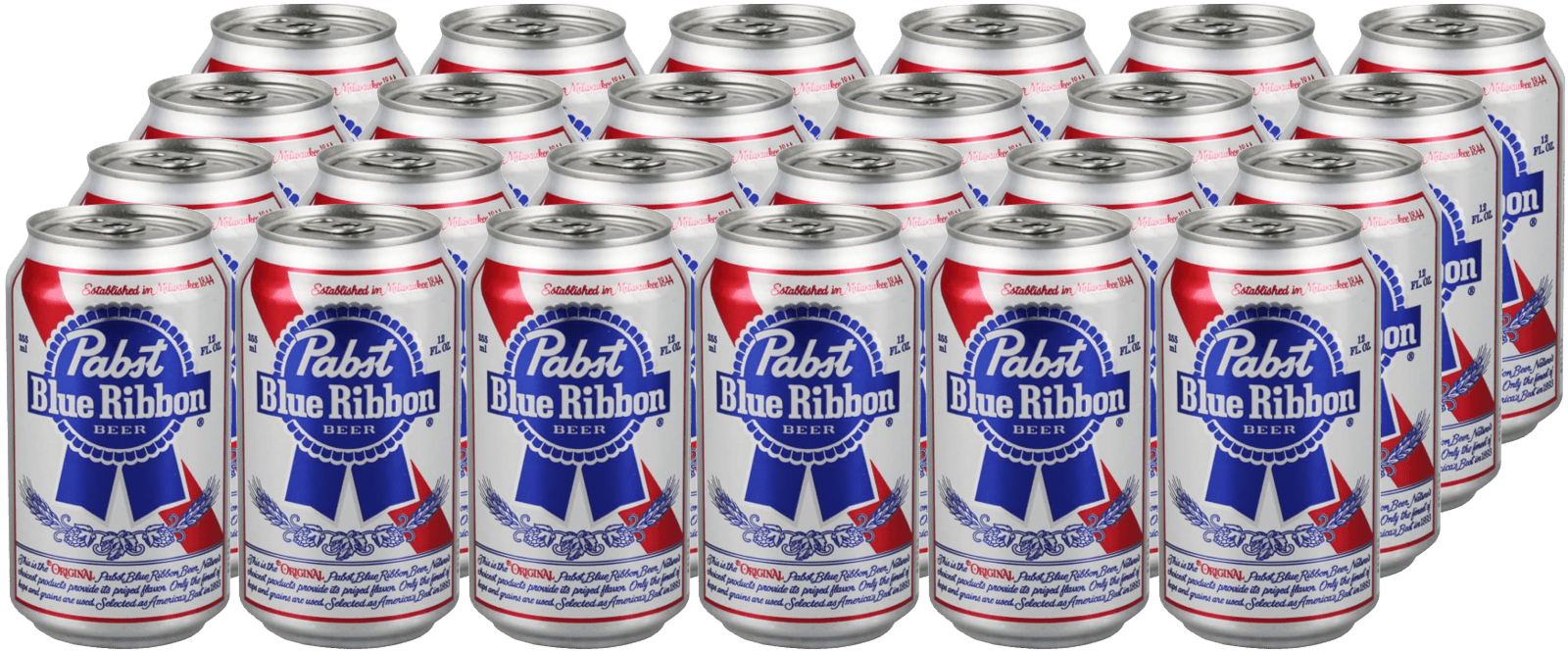 Pabst Blue Ribbon Beer Import | 24-pack | GL008065.024a